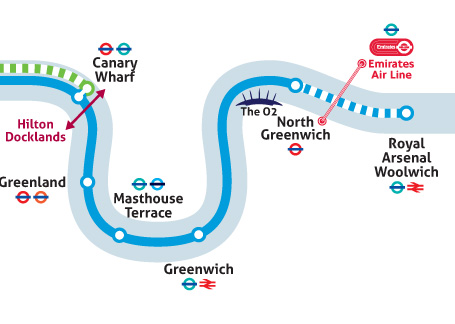 The O2 :: River Bus :: Getting Here